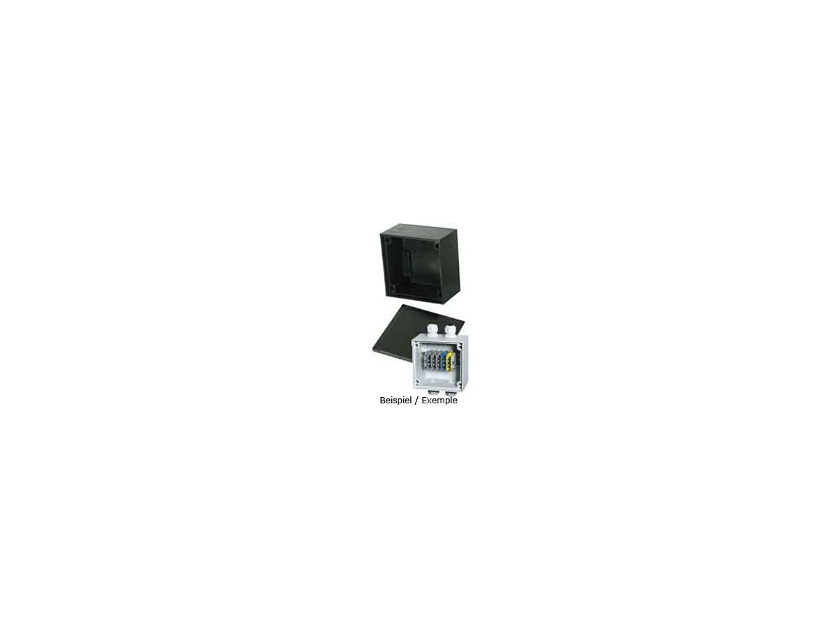 Hard rubber junction box type 1616, - GIFAS-ELECTRIC