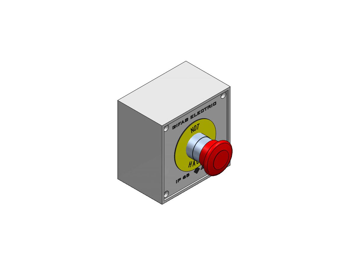 Emergency stop switch twist-release - GIFAS-ELECTRIC