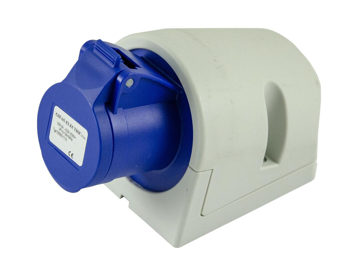 Plastic wall socket CEE IP44 - GIFAS-ELECTRIC