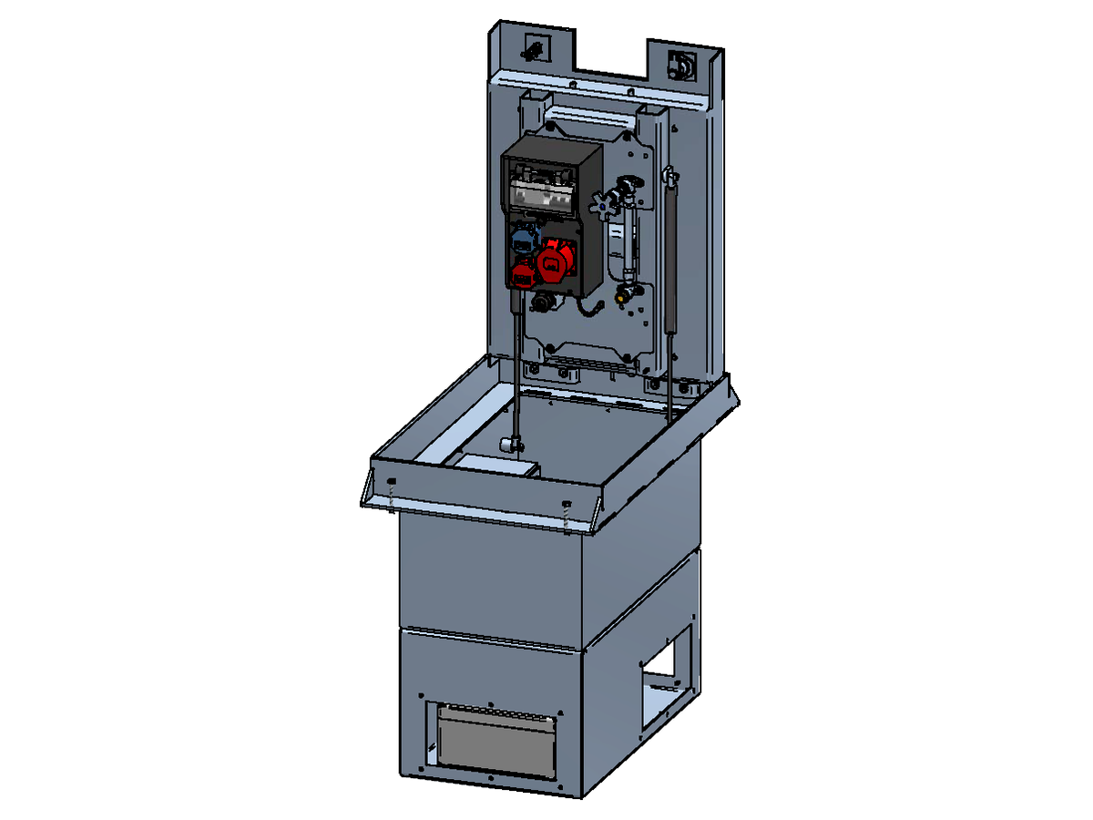 CAMPETTO M Underfloor distributor box, V2A, C250, - GIFAS-ELECTRIC