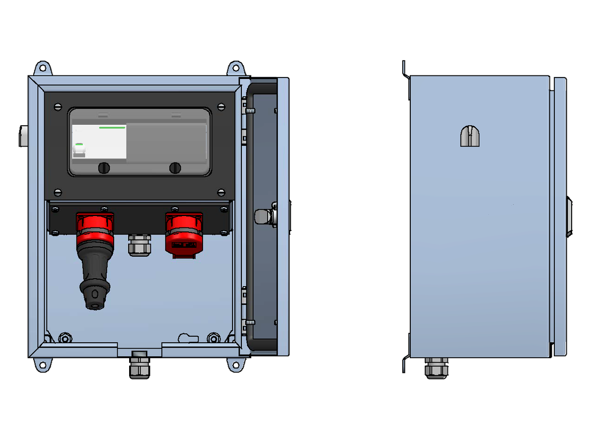Surface mounted distributors V2A - GIFAS-ELECTRIC