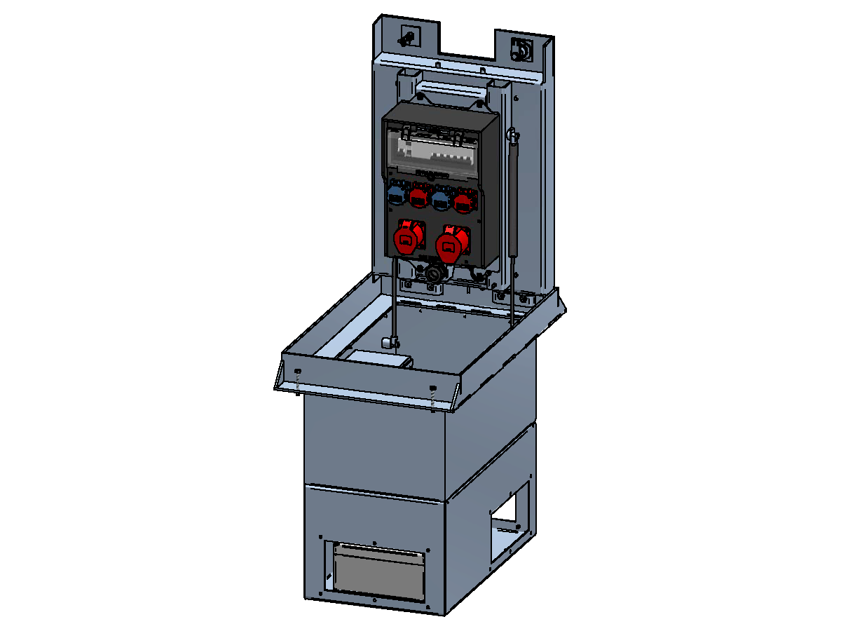 CAMPETTO M Underfloor distributor box, V2A, C250, - GIFAS-ELECTRIC