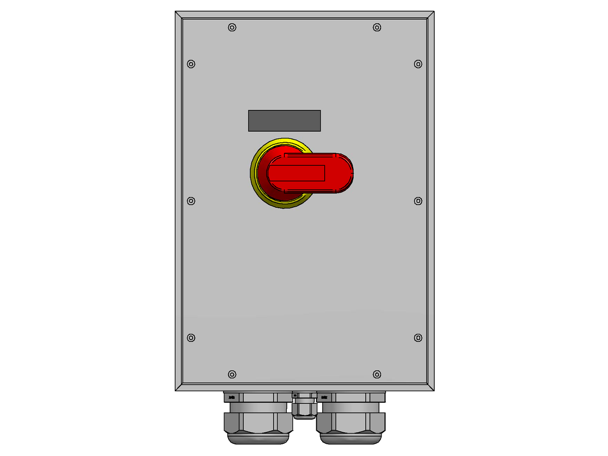 Main switch box with emergency shut-off function - GIFAS-ELECTRIC