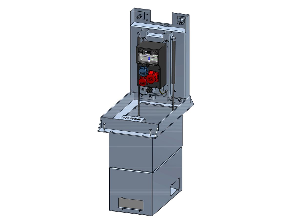 CAMPETTO S Underfloor distributor box, V2A, C250, - GIFAS-ELECTRIC