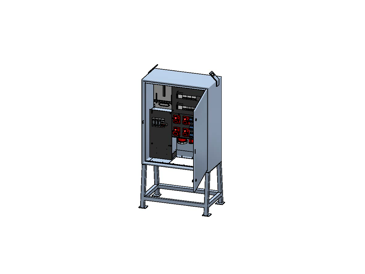 Main distributor box 100A, stainless steel - GIFAS-ELECTRIC