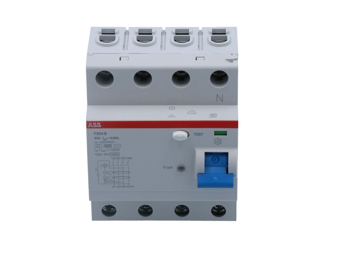 RCD ABB type B 3N-63A/30mA - GIFAS-ELECTRIC