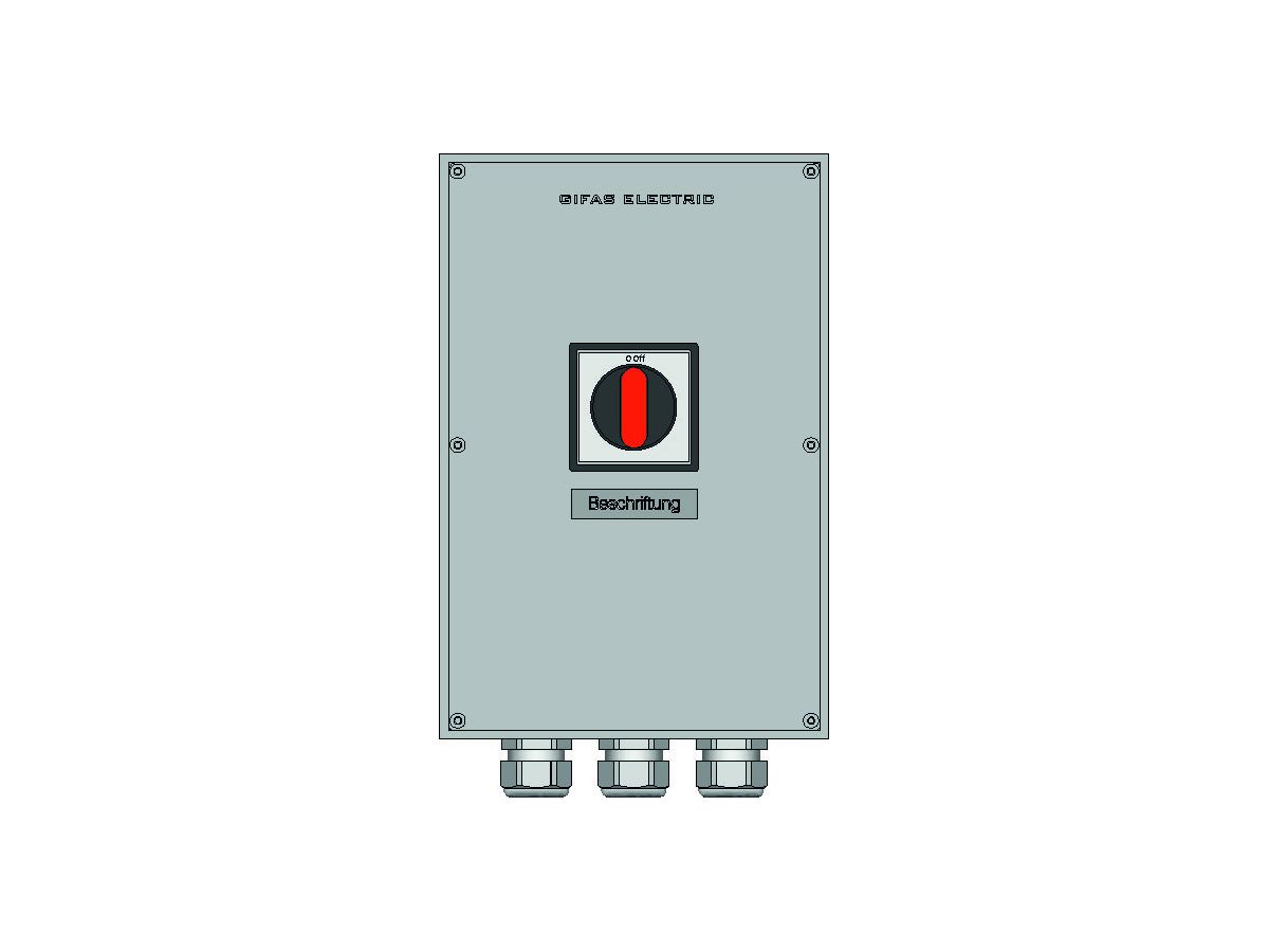 Direct changeover switch 1-0-2 4P-63A AC21/23, 22kW, - GIFAS-ELECTRIC